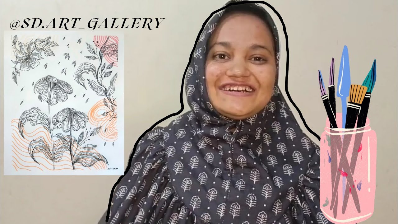 Easy Flower doodling. @sd.art_gallery - YouTube