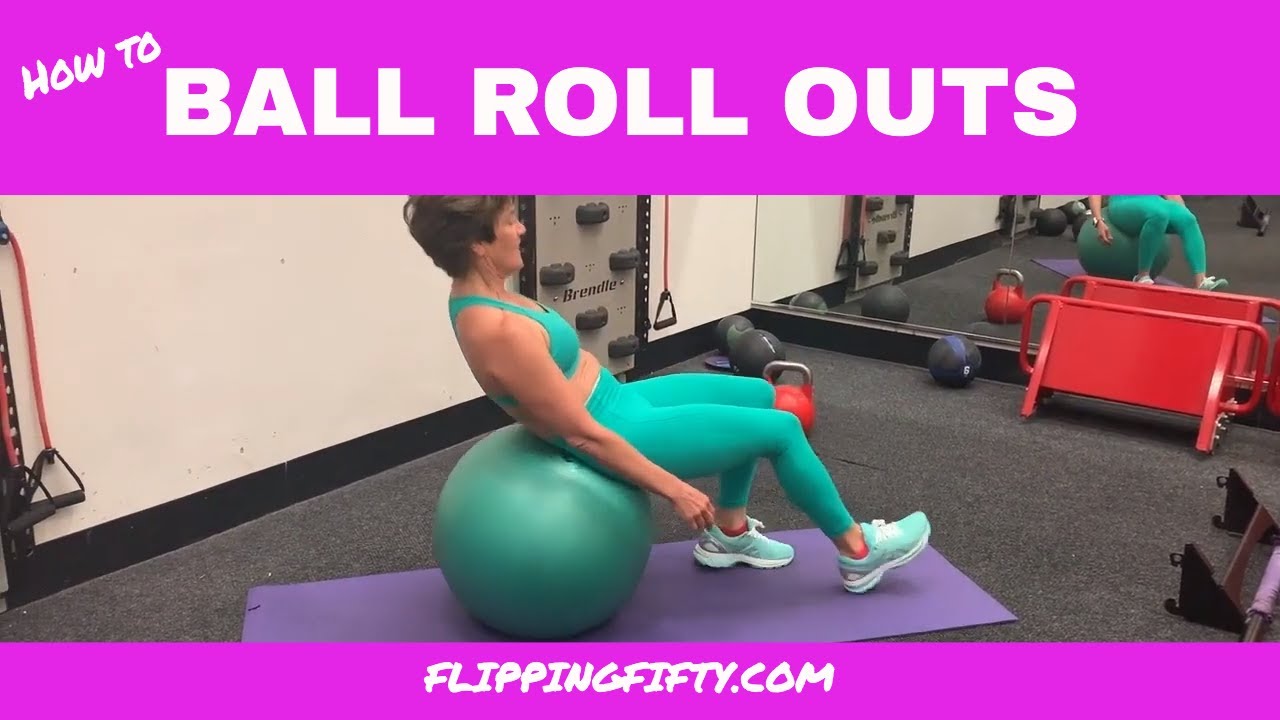 CORE After 50: Ball Roll Out to Replace a Crunch - YouTube