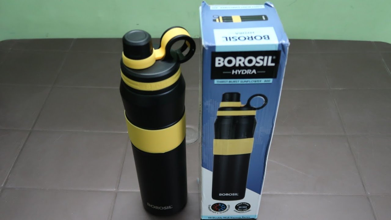 Borosil Hydra Thirst Burst Sunflower-800 | Borosil Sipper | Borosil ...