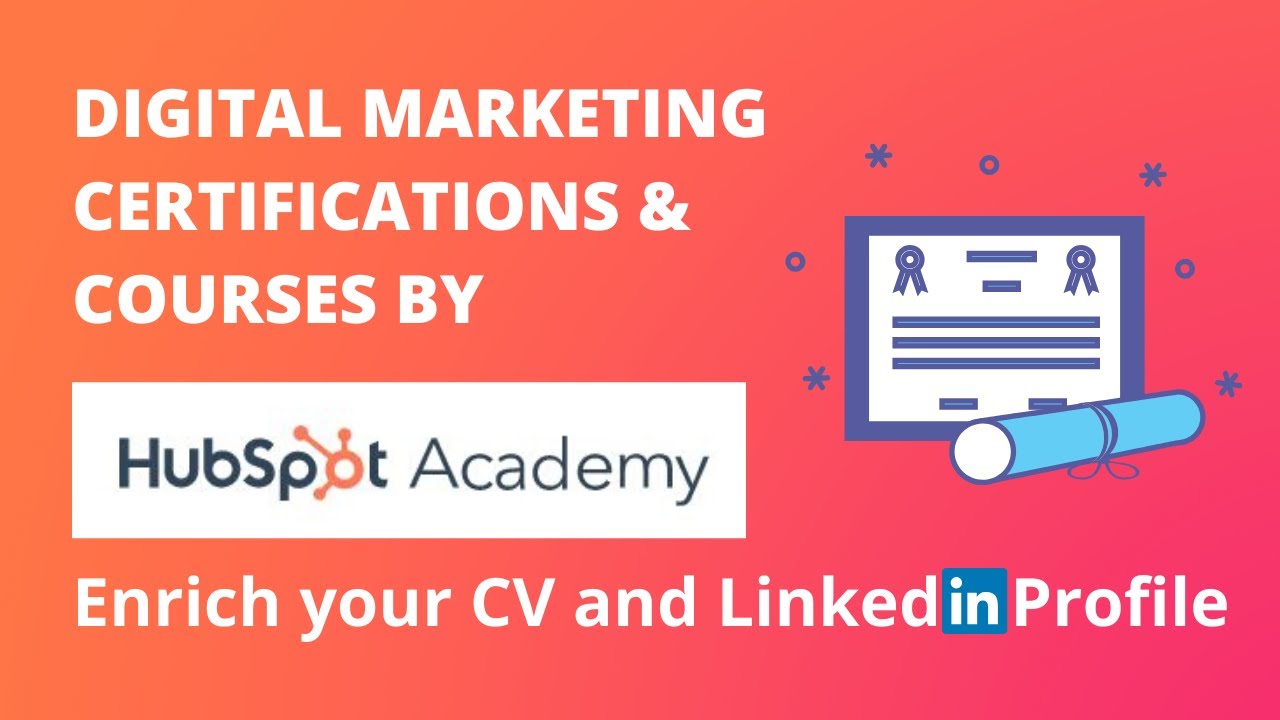 FREE Certification Courses by Hubspot Academy | Free Online Courses ...
