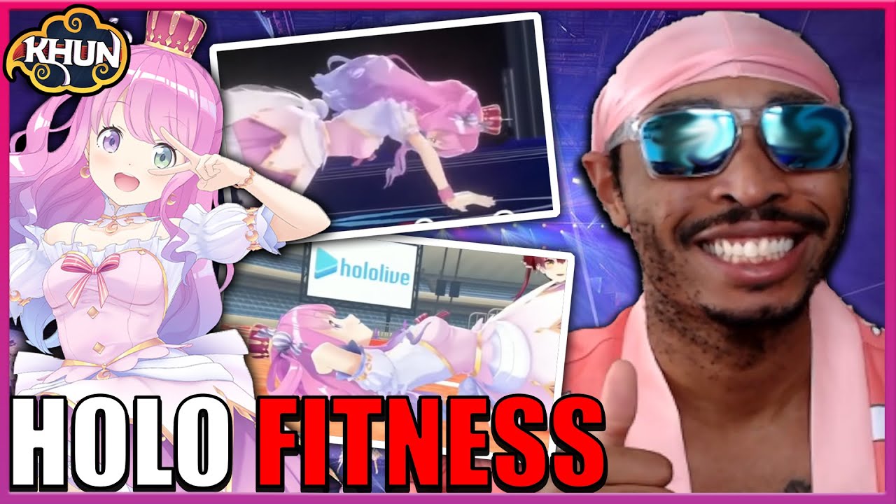 Hololive Fitness Moments With Fitness Fanatic KhunShawn - YouTube