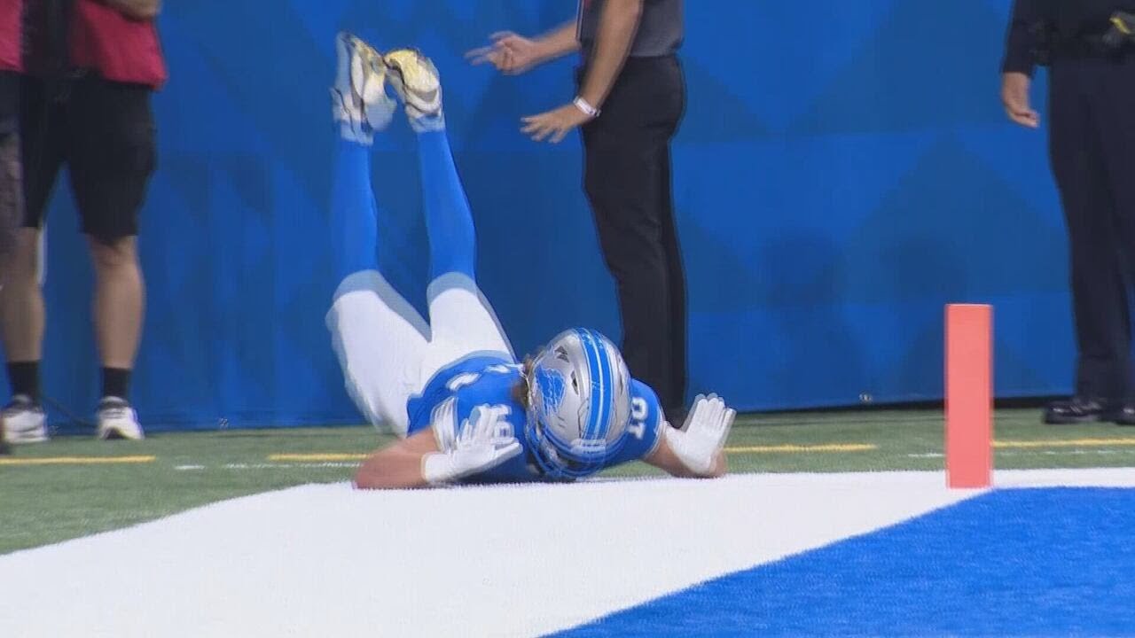 Highlights: Isaac TeSlaa scores another touchdown as Detroit drops its ...