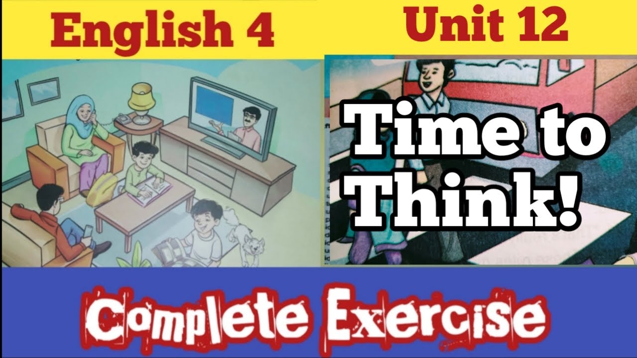 Class 4 English Chapter 12|Time to Think/Class 4 English/English Class ...