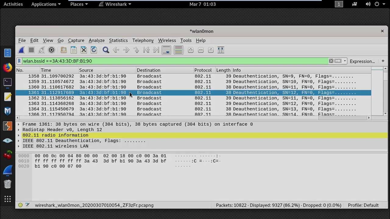 Detect WiFi Attacks using Wireshark - YouTube