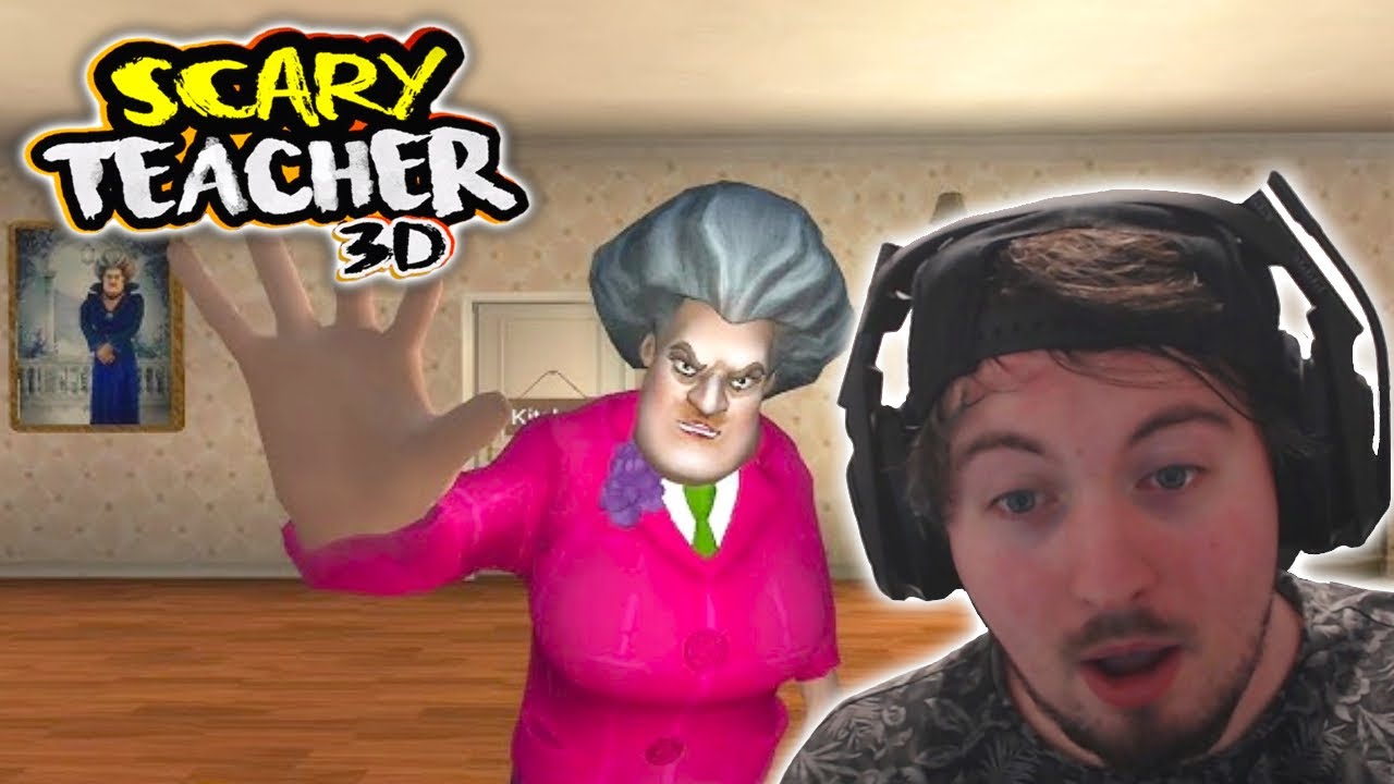 BREAKING INTO MY TEACHERS HOUSE! (Scary Teacher 3D) - YouTube