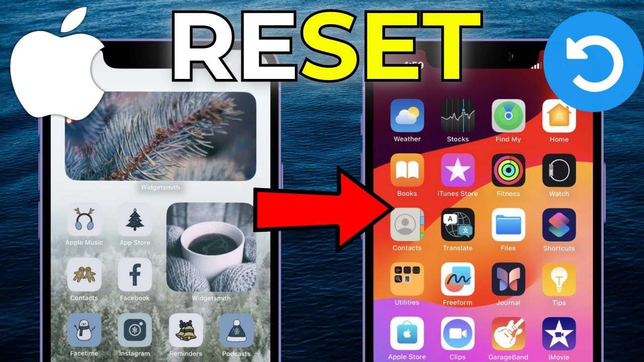How to Reset Home Screen Layout on iPhone - Full Guide - YouTube
