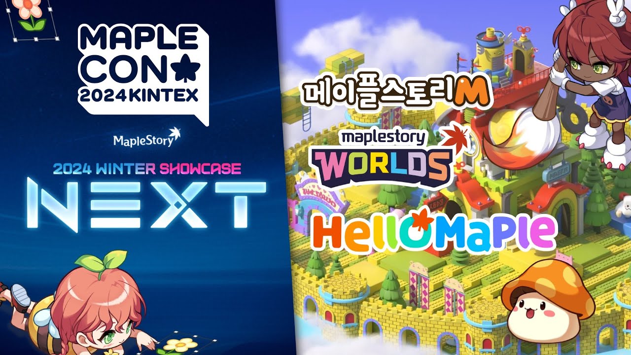 MapleStory NEXT Showcase & BIGGESTT Maple Con 2024!! OMGG!! - YouTube