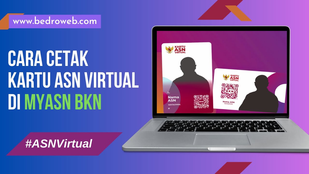 Cara Cetak Kartu ASN Virtual di MyASN BKN Terbaru #ASNVirtual - YouTube
