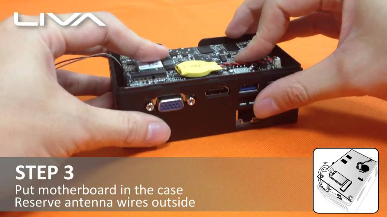 ECS LIVA Mini PC Kit INSTALACION ENSAMBLE LA COMPUTADORA MAS PEQUEÑA ...