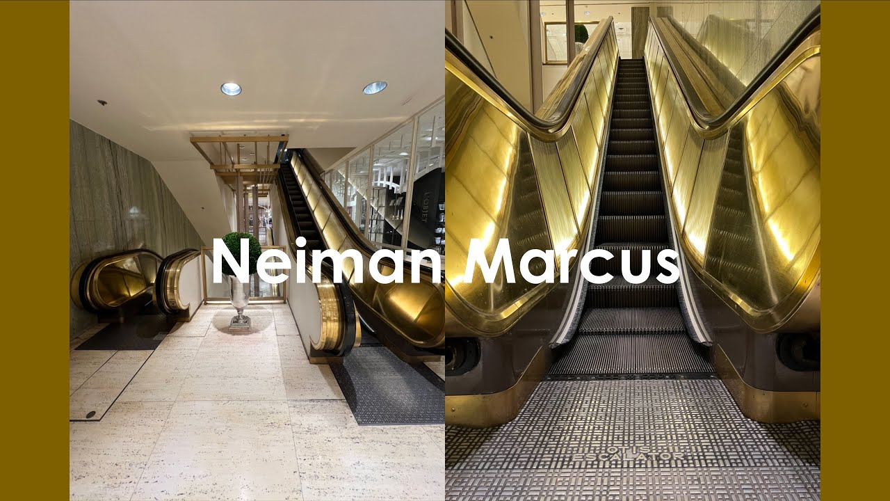 Beautiful Vintage Otis Escalators at Neiman Marcus Flagship in Dallas ...
