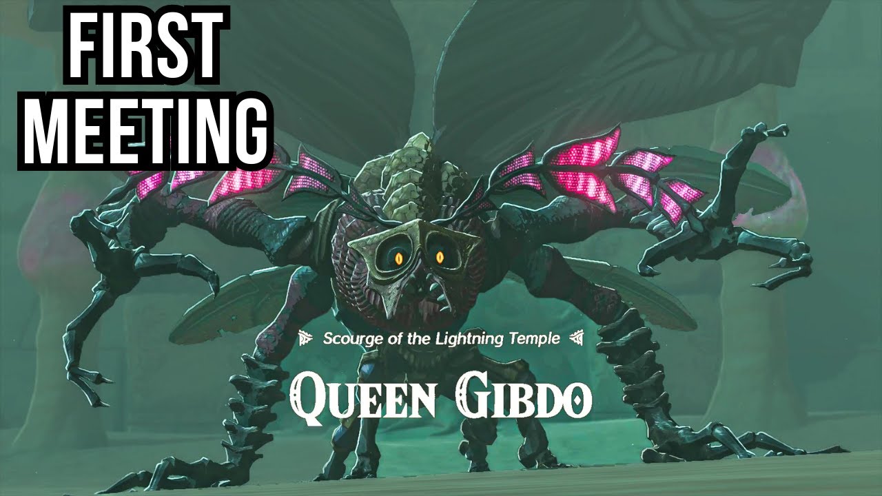 QUEEN GIBDO first meeting BOSS FIGHT The Legend of Zelda Tears of the ...