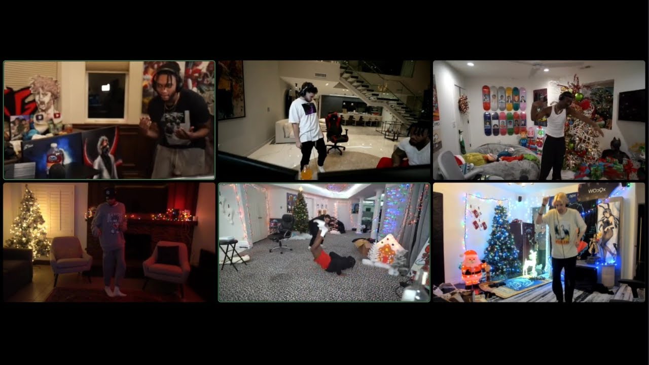 xQc dances with Kai, Rage, Adin, Kaysan, Bruce - YouTube