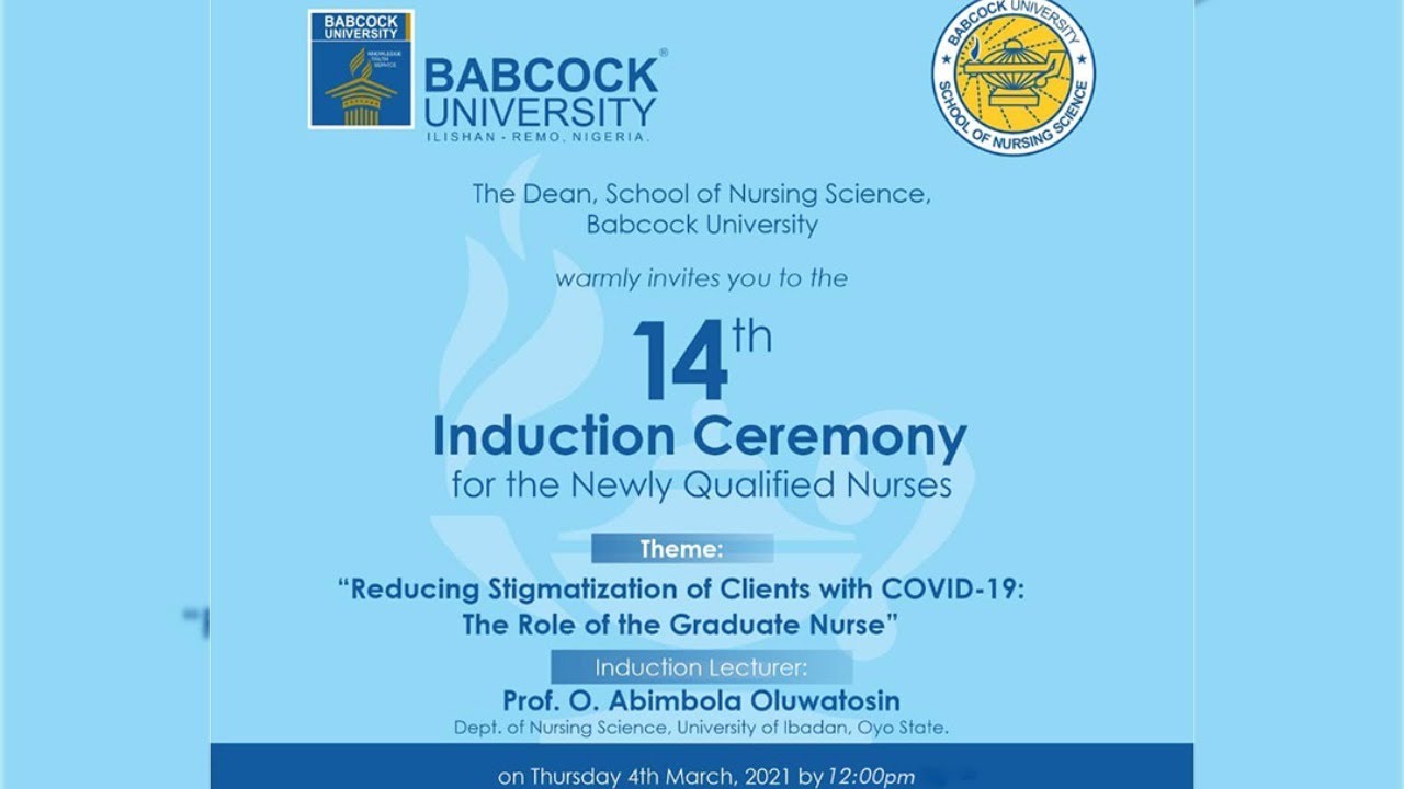 14th Induction Ceremony for the Newly Qualified Nurses - YouTube