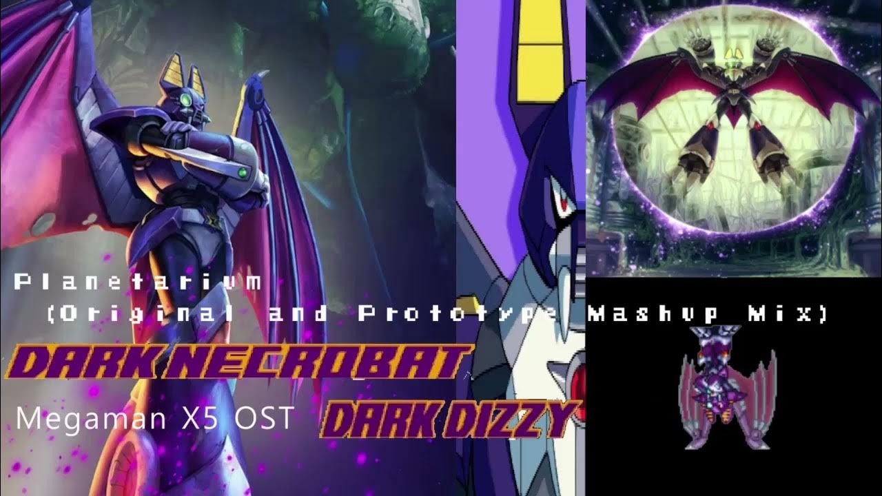 Mega Man X5 - Planetarium - Dark Necrobat/Dark Dizzy Theme (Original and Prototype Mash Up Mix ...