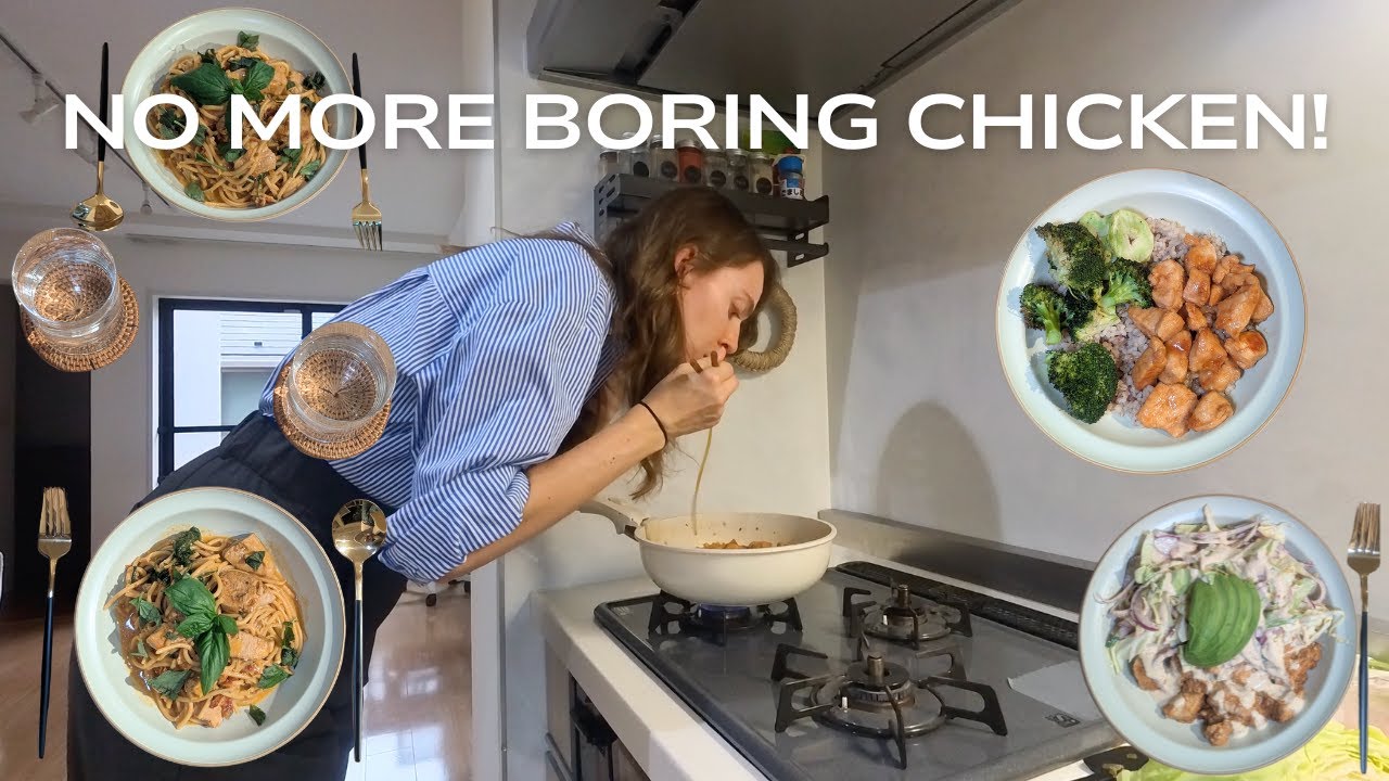 Stop Eating Boring Chicken! 3 Healthy & Satisfying Dinner Ideas - YouTube