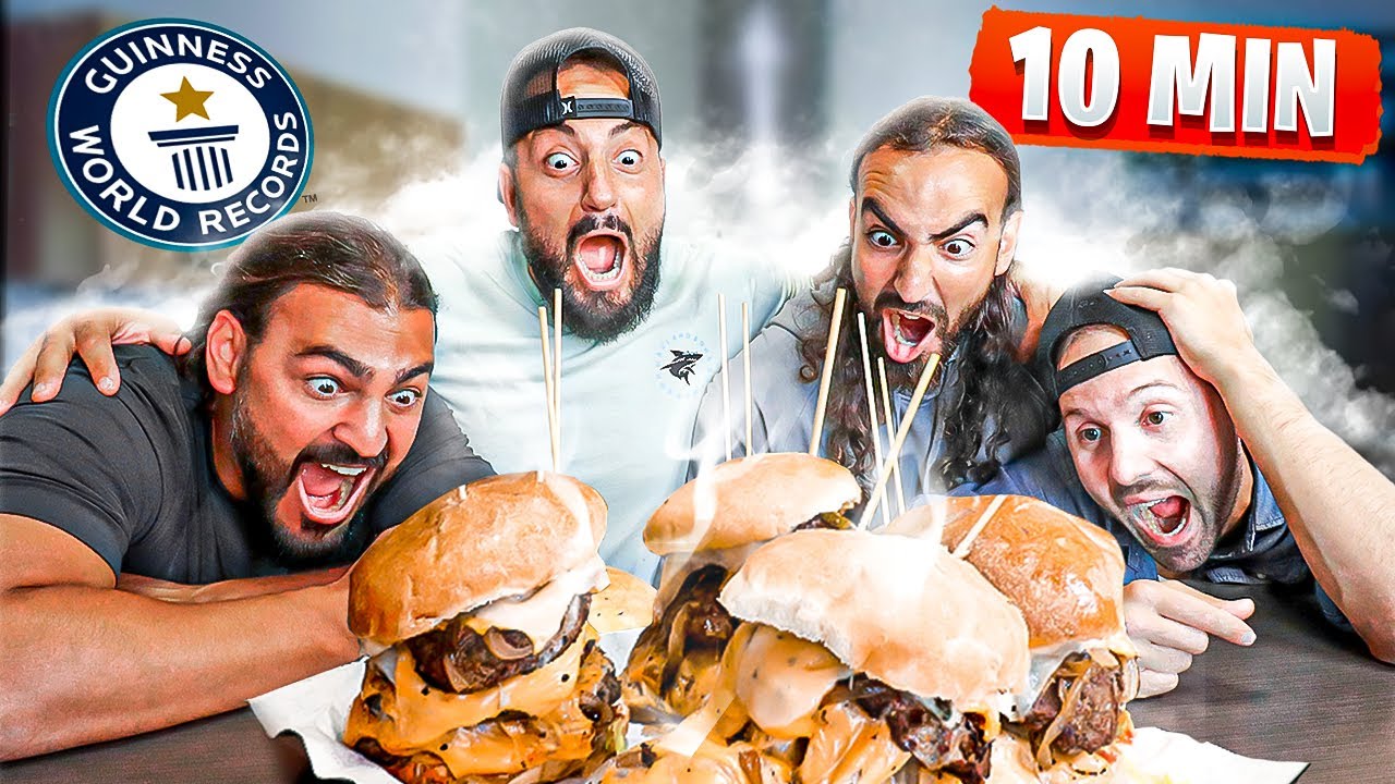 GIANT BEAST BURGER CHALLENGE (MR CHALLENGE BURGER CHALLENGE) - YouTube