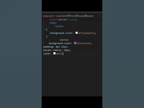HOW TO MAKE | BUTTON | HTML AND CSS - YouTube