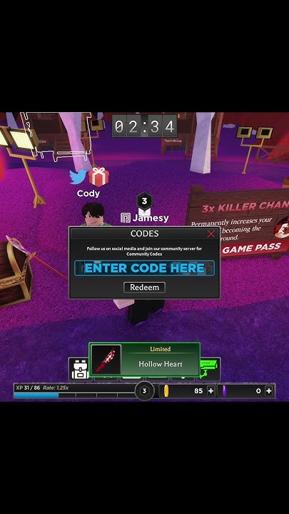 *NEW* SURVIVE THE KILLER CODES! | Roblox All Working Survive the Killer ...