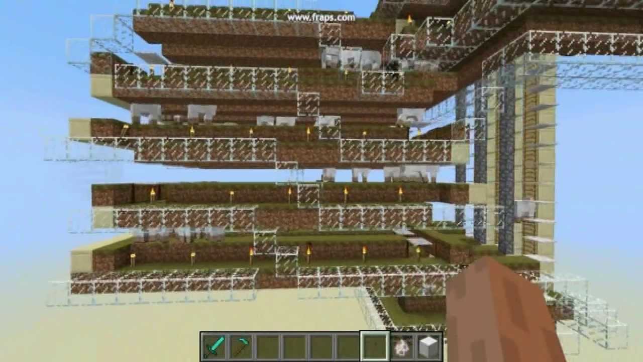 Minecraft: AFK Sheep Farm (1.7.2) - YouTube
