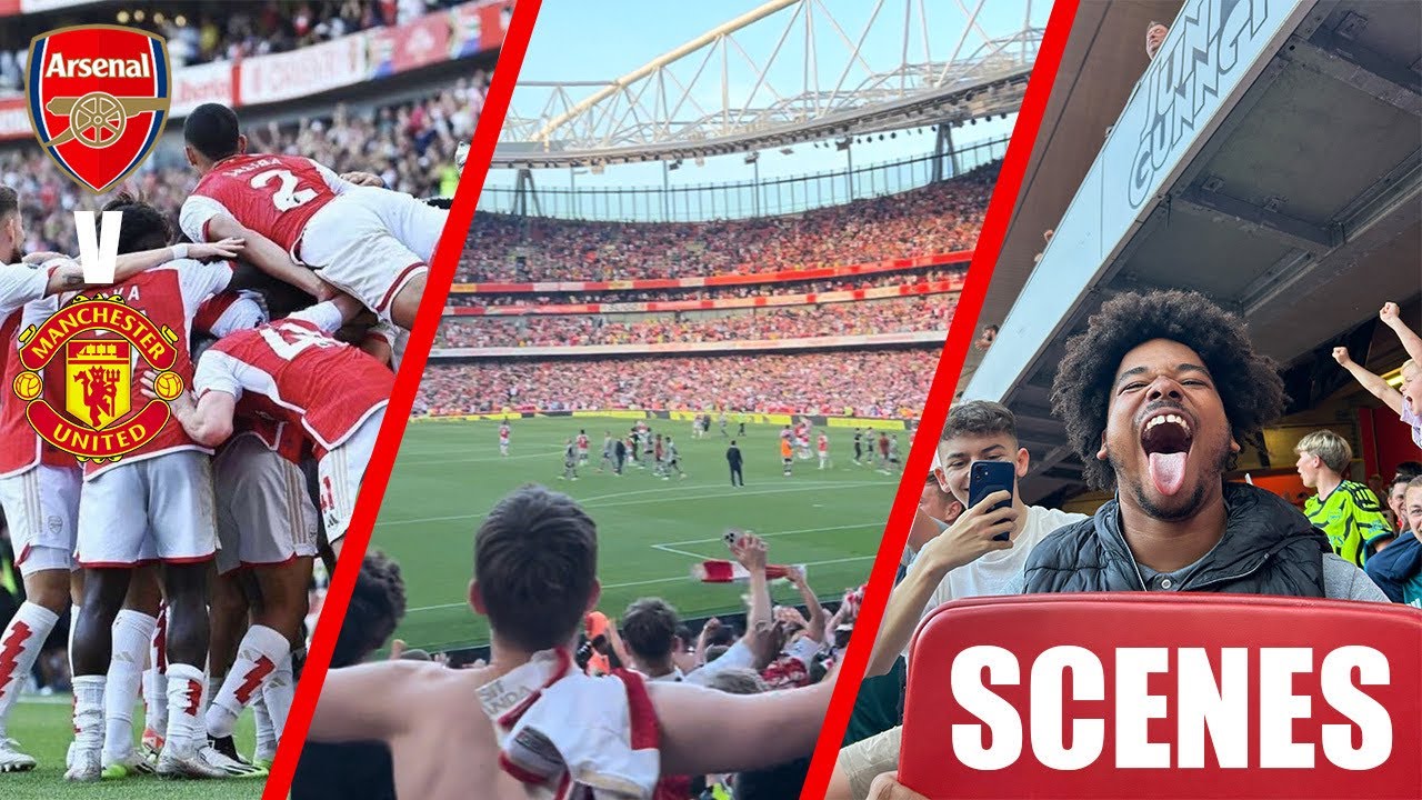 LAST MINUTE DRAMA ERUPTS THE EMIRATES | MATCHDAY VLOG | ARSENAL V MAN ...