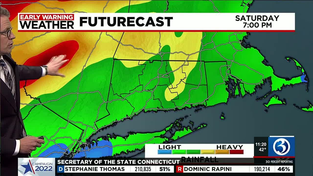FORECAST: Tracking heavy rain expected later this week - YouTube