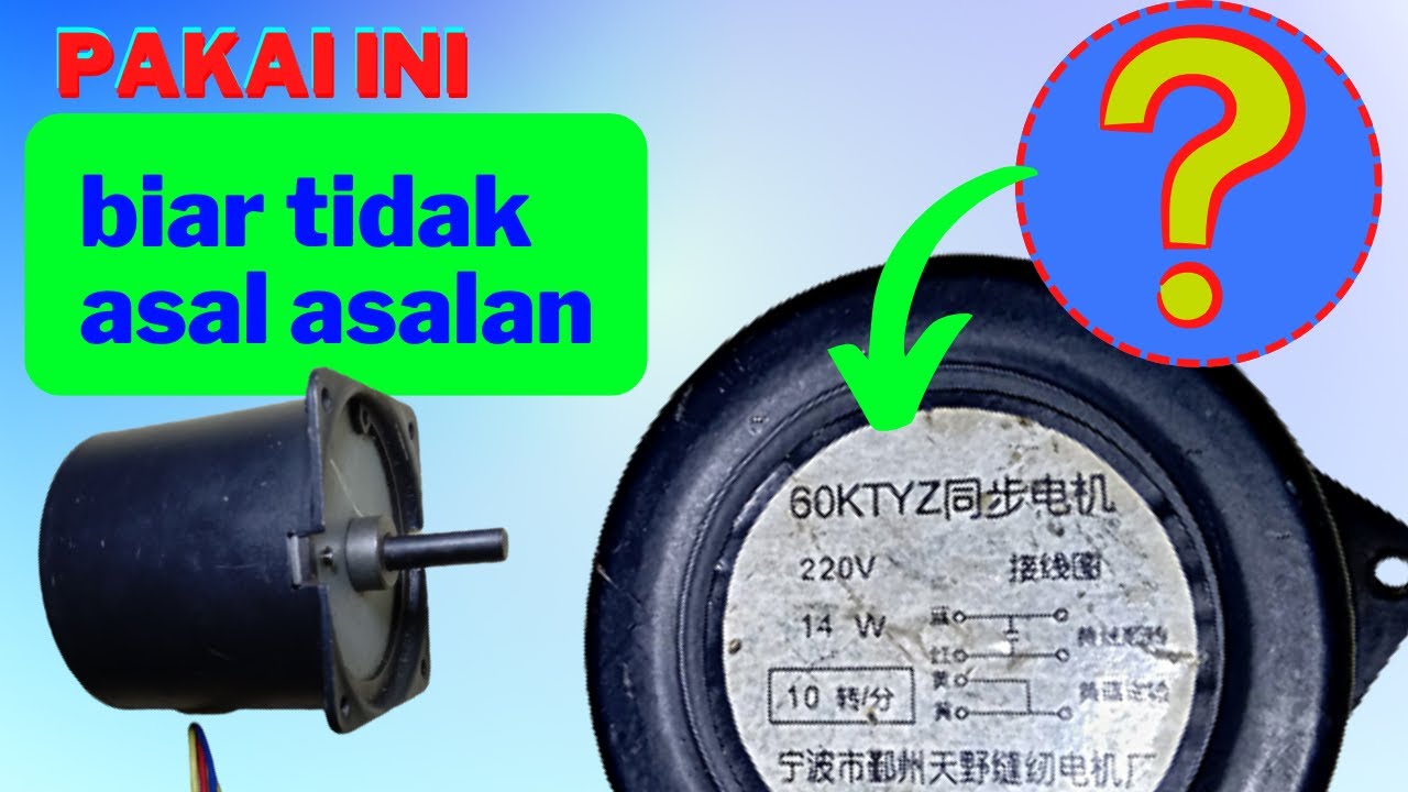 Cara menentukan arah putaran dinamo synchronous berlawanan jarum jam ...