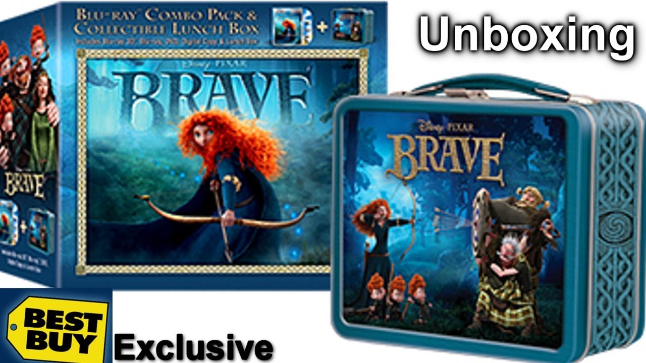 BRAVE Best Buy Exclusive Lunch Box + Blu-ray 3D Collector's Set ...