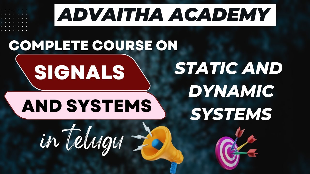 Static and Dynamic Systems| Signals and systems in Telugu ...