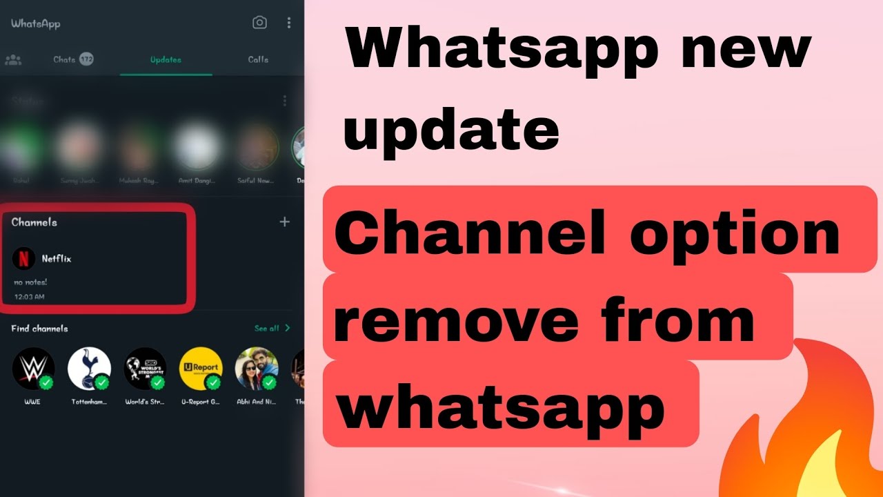 how to remove whatsapp channel, Whatsapp channel remove - YouTube