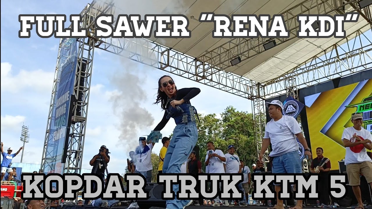 DETIK-DETIK ARTIS "RENA KDI" KOPDAR TRUK KTM 5 2023 FULL S4W3R4N ...