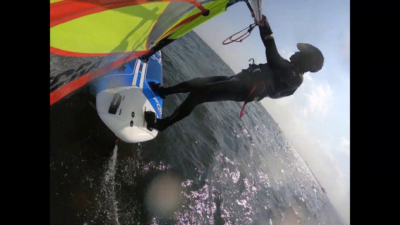 learning to windfoil 200418 - YouTube
