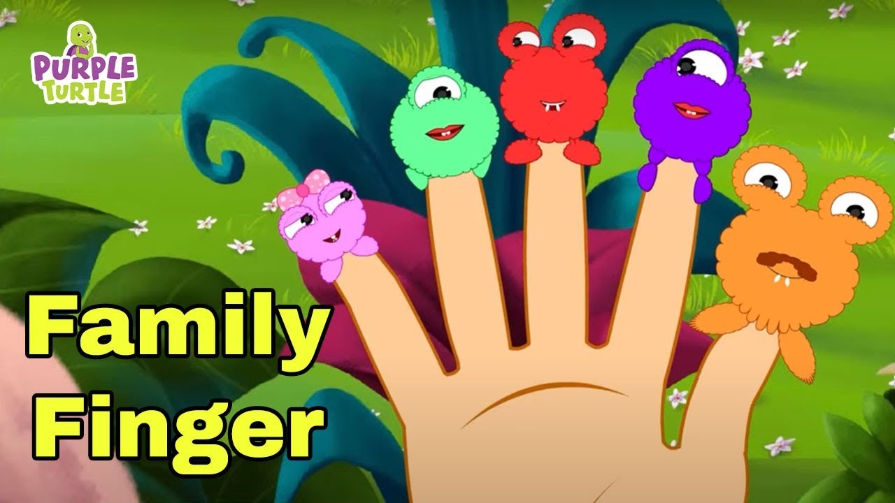 Finger Family | English Nursery Rhymes & Kids Songs with Lyrics - YouTube