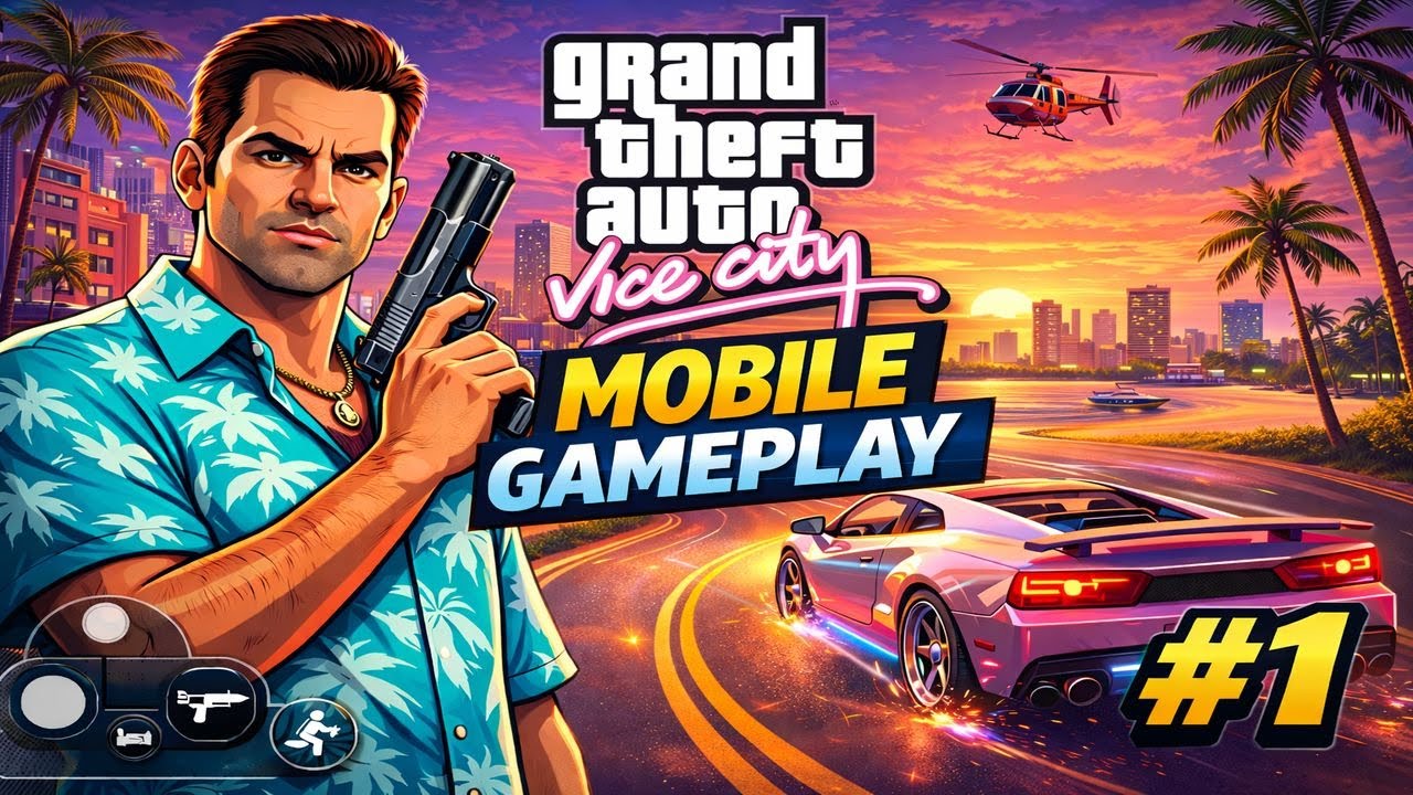 WELCOME TO THE VICE CITY | GTA VICE CITY MOBILE GAMEPLAY #1 - YouTube
