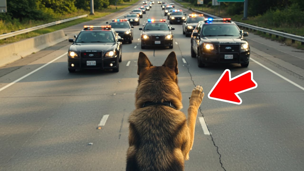 K9 Dog Stops in Front of Police Car and Begs for Help, Cops Turned Pale When They Saw It! - YouTube