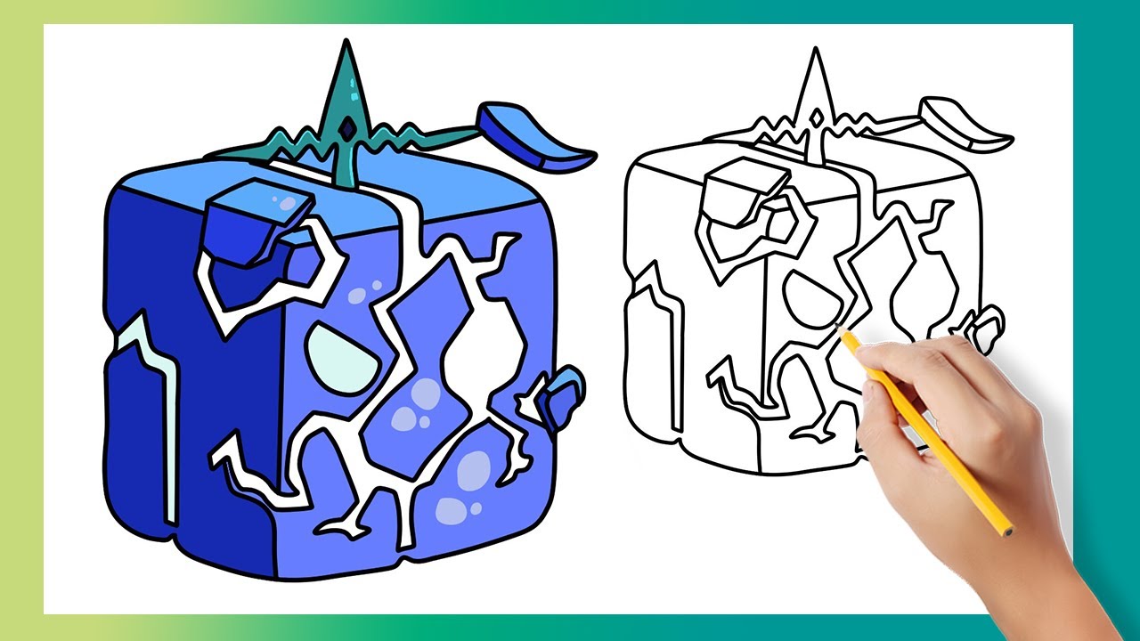How to draw QUAKE | Roblox Blox Fruits | Easy drawing - YouTube