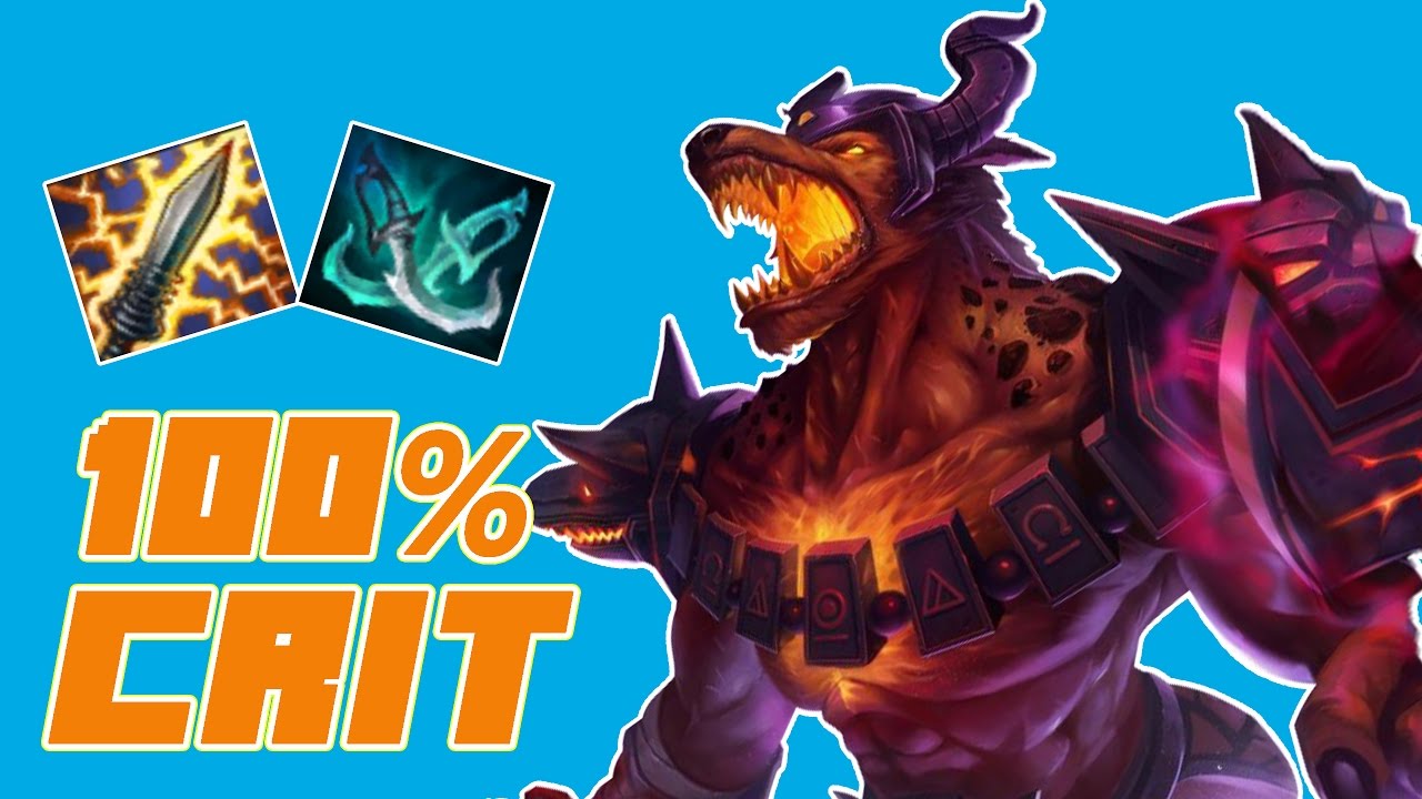 NASUS FULL CRIT ONE SHOT !!!!! - YouTube