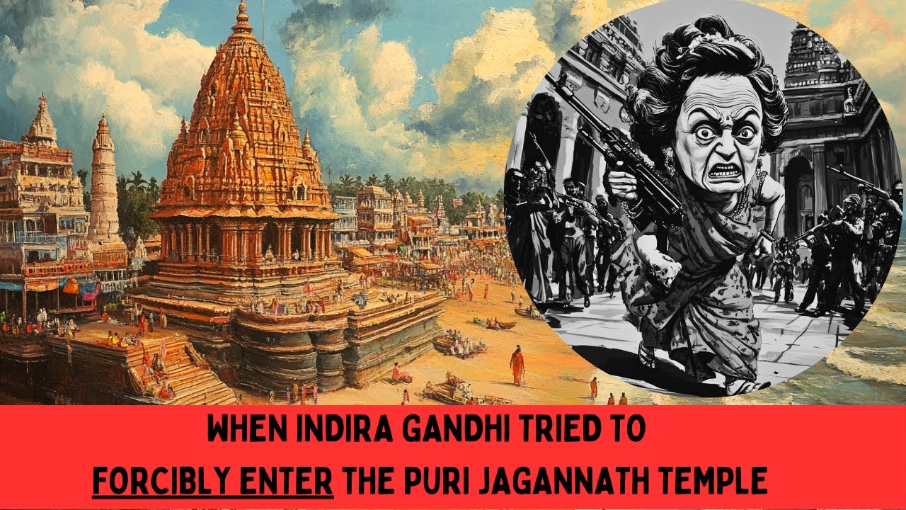 When Indira Gandhi Tried to Forcibly Enter the Puri Jagannath Temple ...