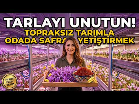 Tarlayı Unutun! Topraksız Tarımla Odada Safran Yetiştirmek