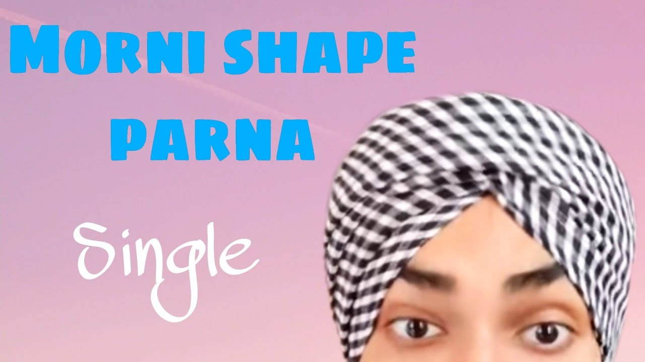 Morni shape parna Single | V- Shape parna | 3 meter | Check walla parna ...