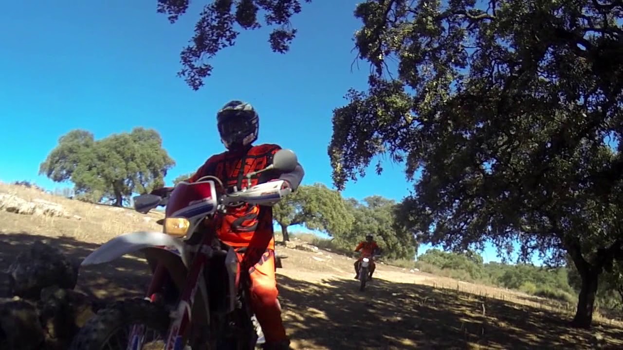 Motorcycle trail riding adventure holidays in Spain - YouTube