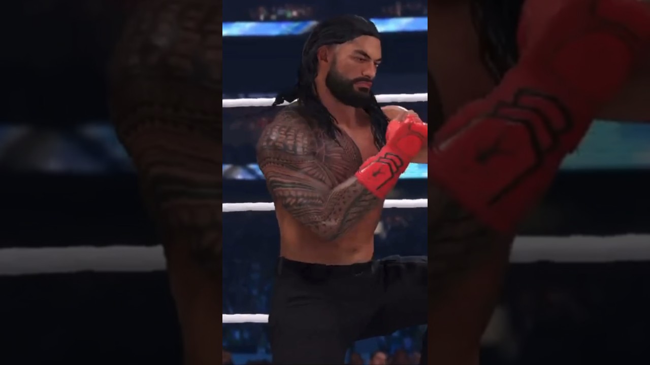WWE 2K23 ROMAN REIGNS SUPERMAN PUNCHES CODY RHODES #wwe2k23 #wweshorts ...