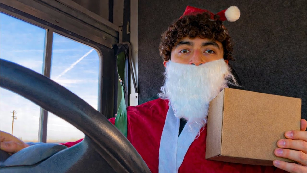 FedEx Delivery Driver Becomes Santa Claus For Christmas! | Vlogmas Day ...