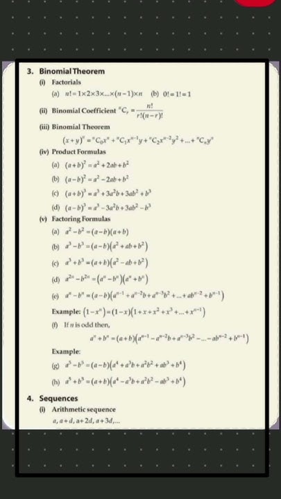 //Binomial Theorem// - YouTube