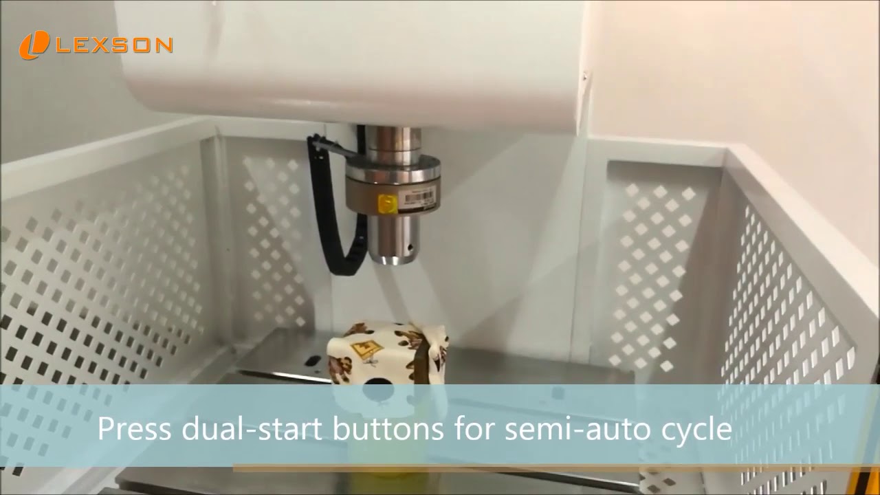 Lexson C Frame 1000 kgf Electric Servo Press Machine - YouTube