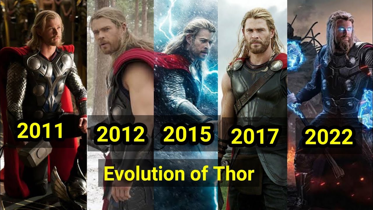Evolution of Thor 1988-2022 - YouTube