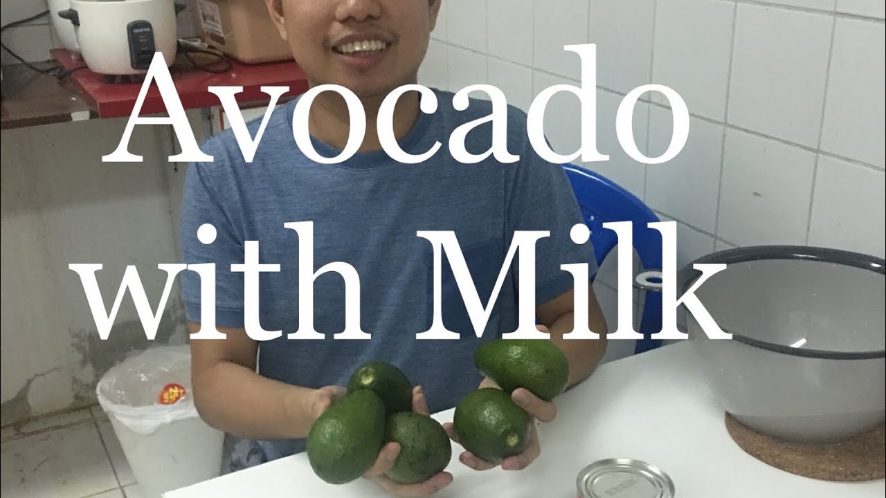 How to Make Avocado With Milk - YouTube