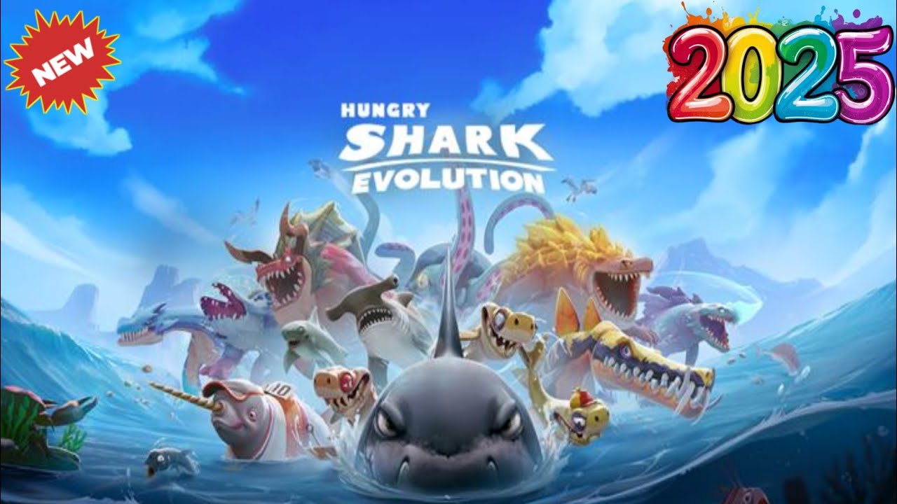 Hungry Shark Evolution - Shark Gameplay Update 2025 - All Sharks ...