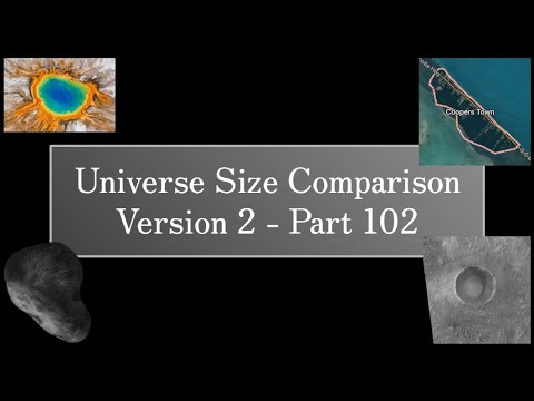 Everything Size Comparison 202X Part 102: 3.4 km ~ 3.5 km - YouTube