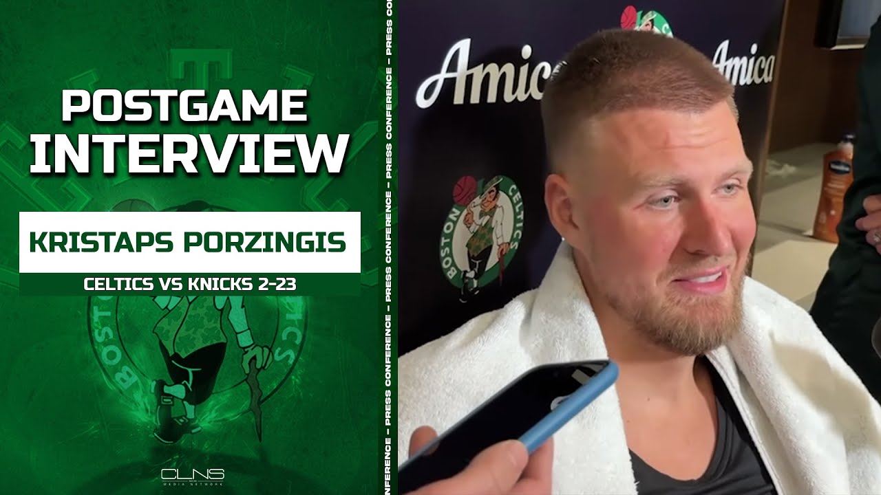 Kristaps Porzingis PRAISES Derrick White's Clutchness: "He has this in ...