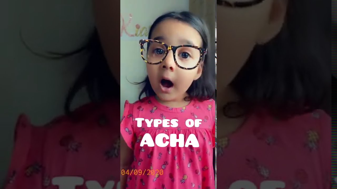 Types of Acha || Cute Mimicry || Cute Baby || Indian Girl - YouTube
